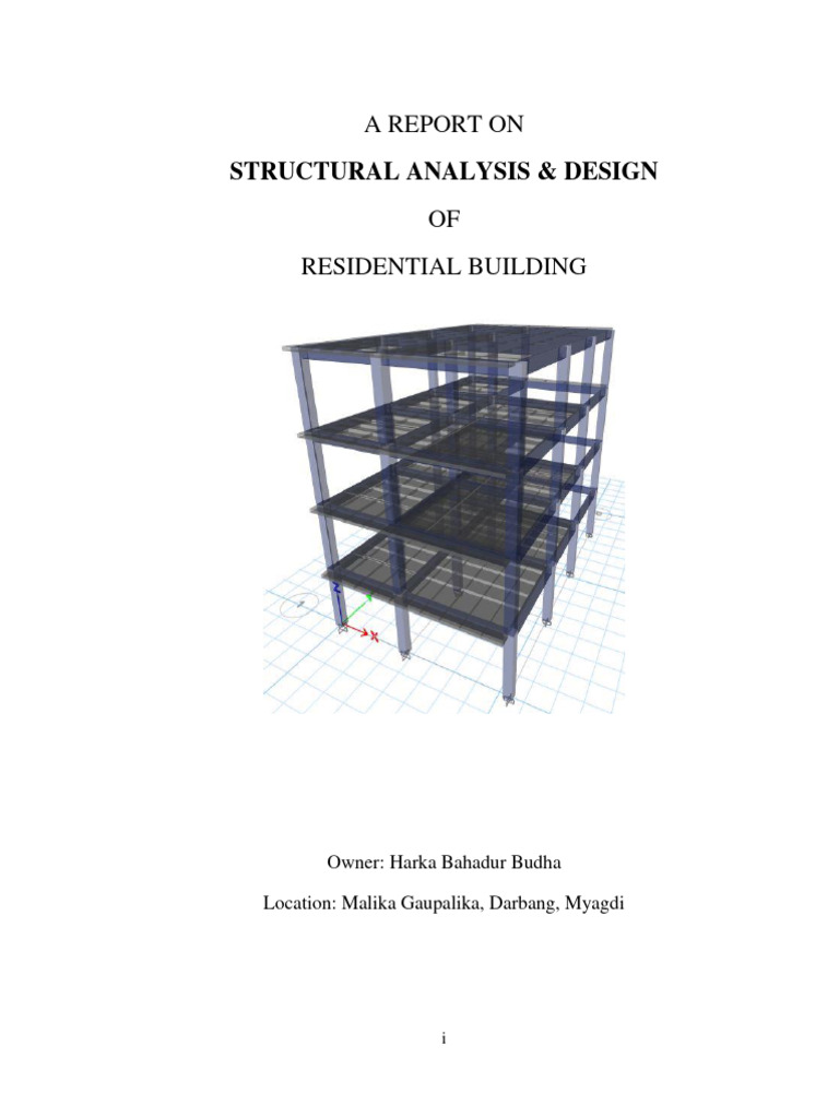 Harka Bahadur Budha Structural Report | PDF | Earthquake Engineering | Structural Load