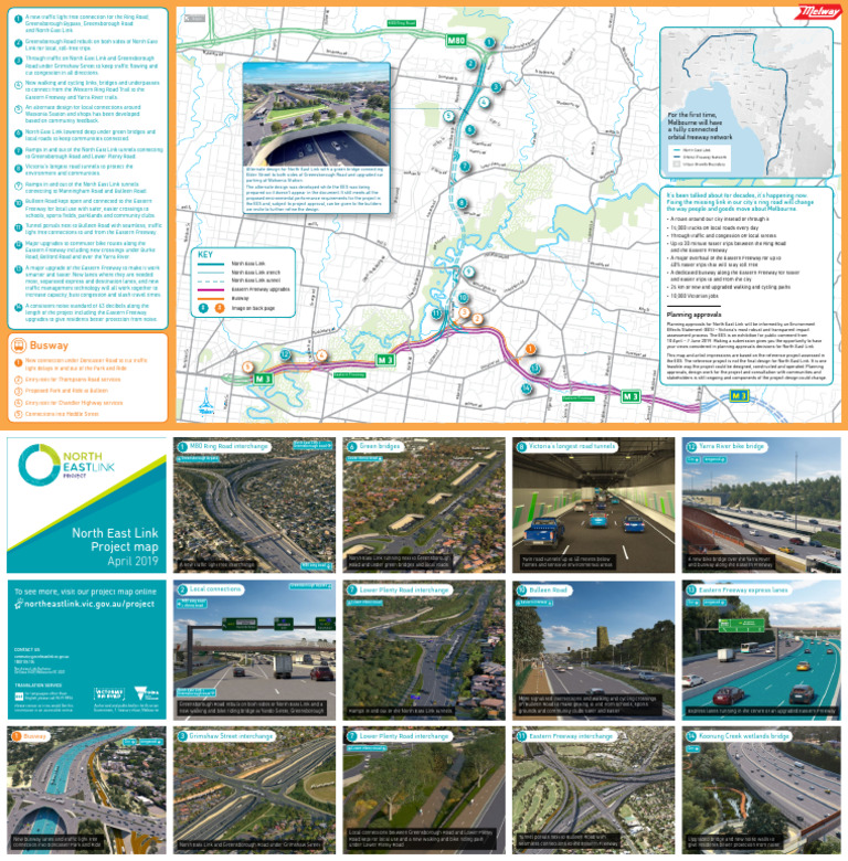 North East Link Melways Map April 2019 | PDF