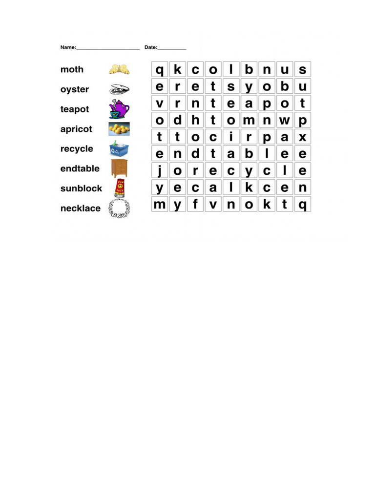Game Words 1 | PDF