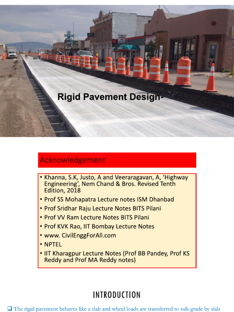 Rigid Pavement Design | PDF