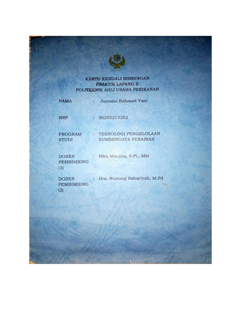 Jumaini Rahmad Yani - Kertas Bimbingan | PDF