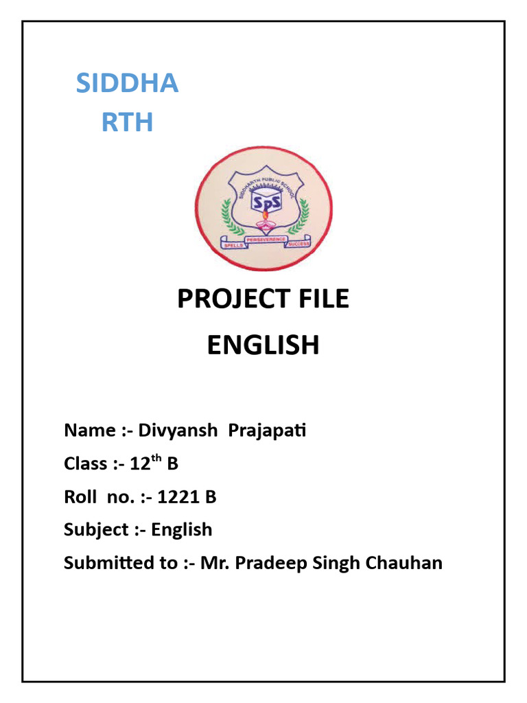 Divyansh English | PDF