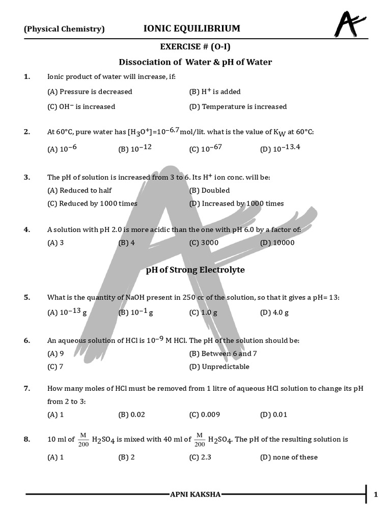 Ionic Final Excercise Final | PDF | Ph | Buffer Solution