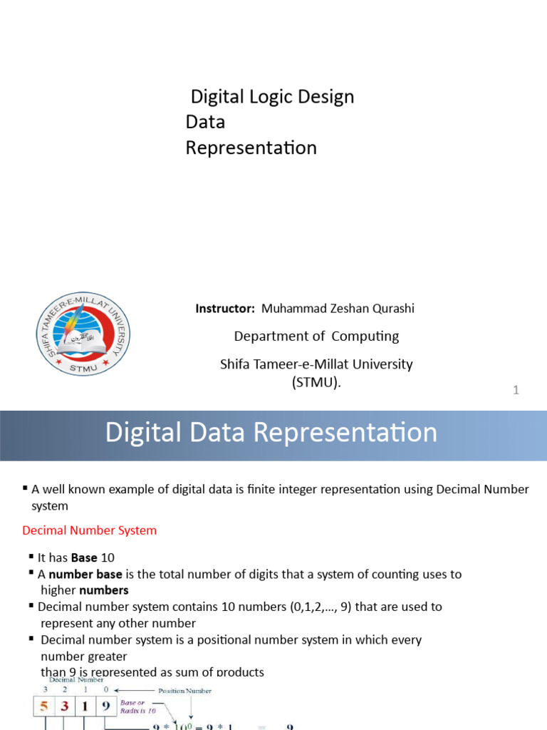 Lecture 2- 3Number System | PDF | Byte | Decimal