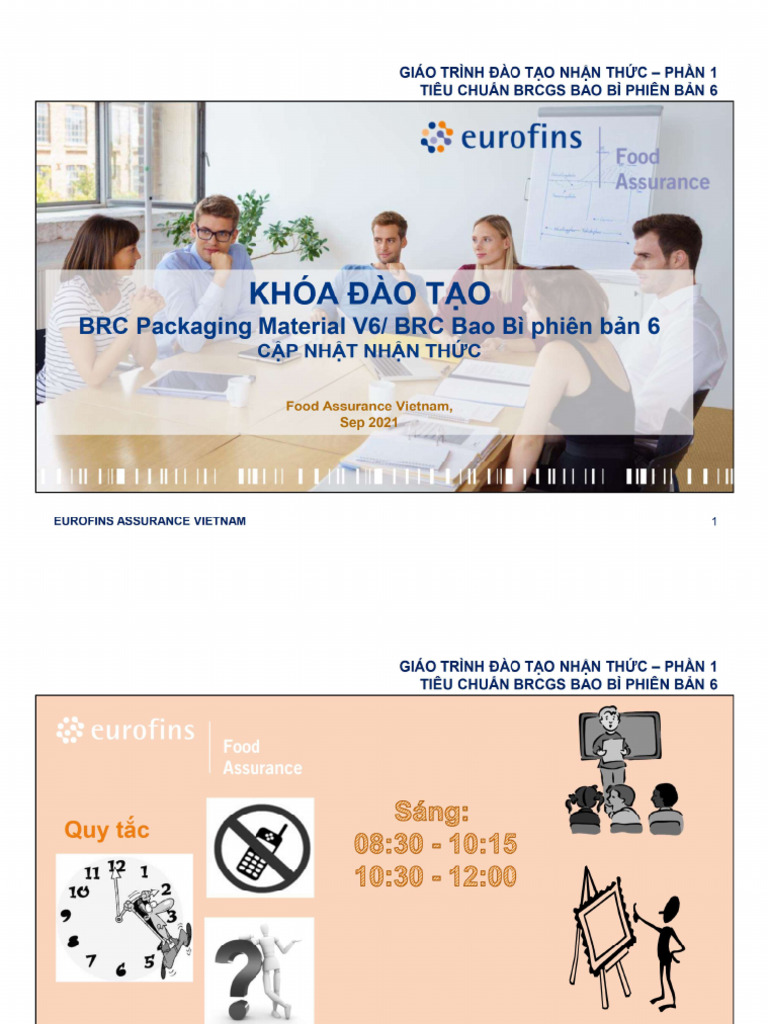 EAVN-Tài liệu đào tạo nhận thức BRC IOP V6- Phần 1 (send) | PDF