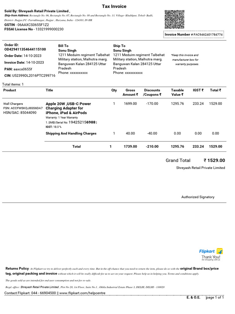 Sm Sahab Phone bill | PDF | Apple Inc. | Ios