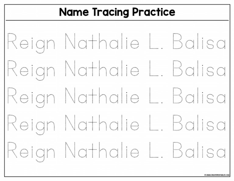 CreatePrintables.com-Name_Tracing_Practice-1A40-27EA-83F9 | PDF