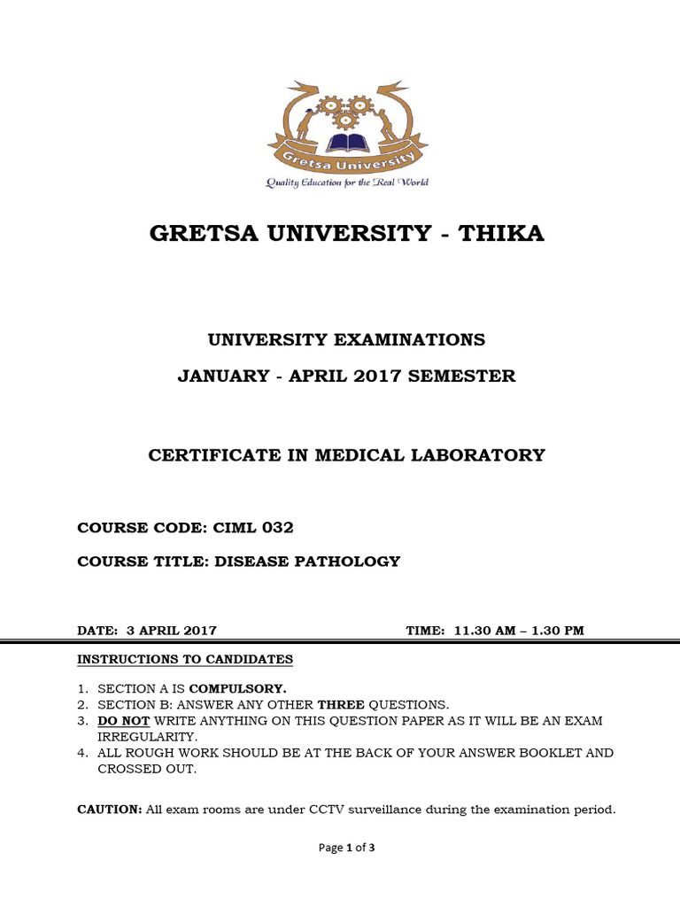 Ciml 032 Disease Pathology | Download Free PDF | Pathology | Cytopathology