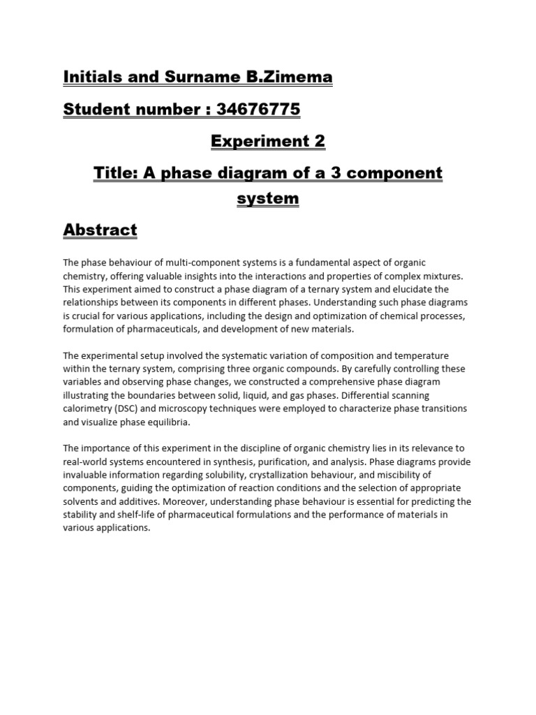 Bilibana | PDF | Phase (Matter) | Phase Diagram
