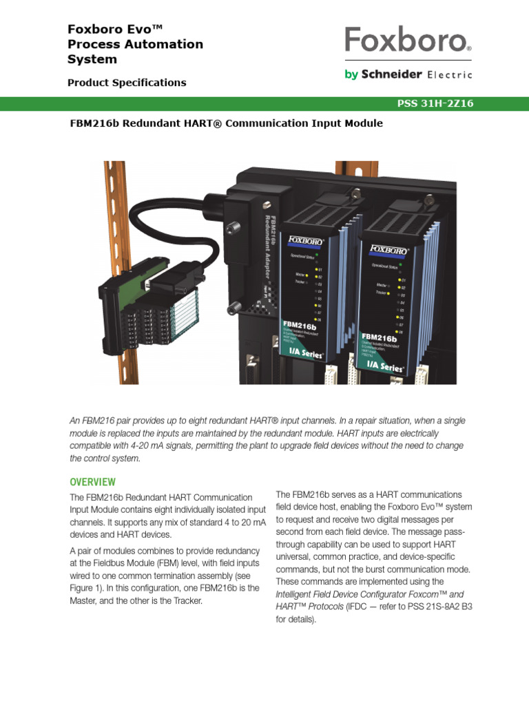 Foxboro Entree Analogique | PDF | Electromagnetic Compatibility | Power ...