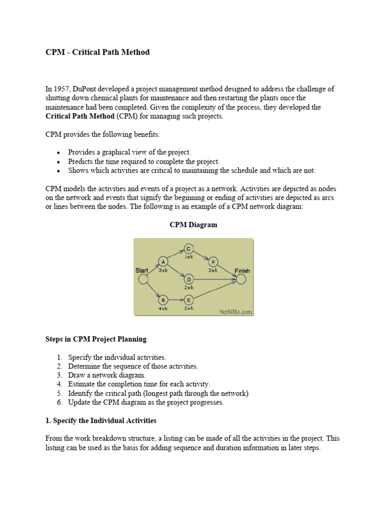 Critical Path Presentation by Antonio | PDF | Applied Mathematics