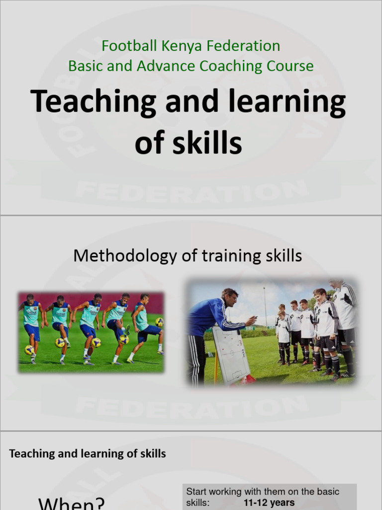 Methodology of Training Football Techniques | PDF | Learning | Methodology