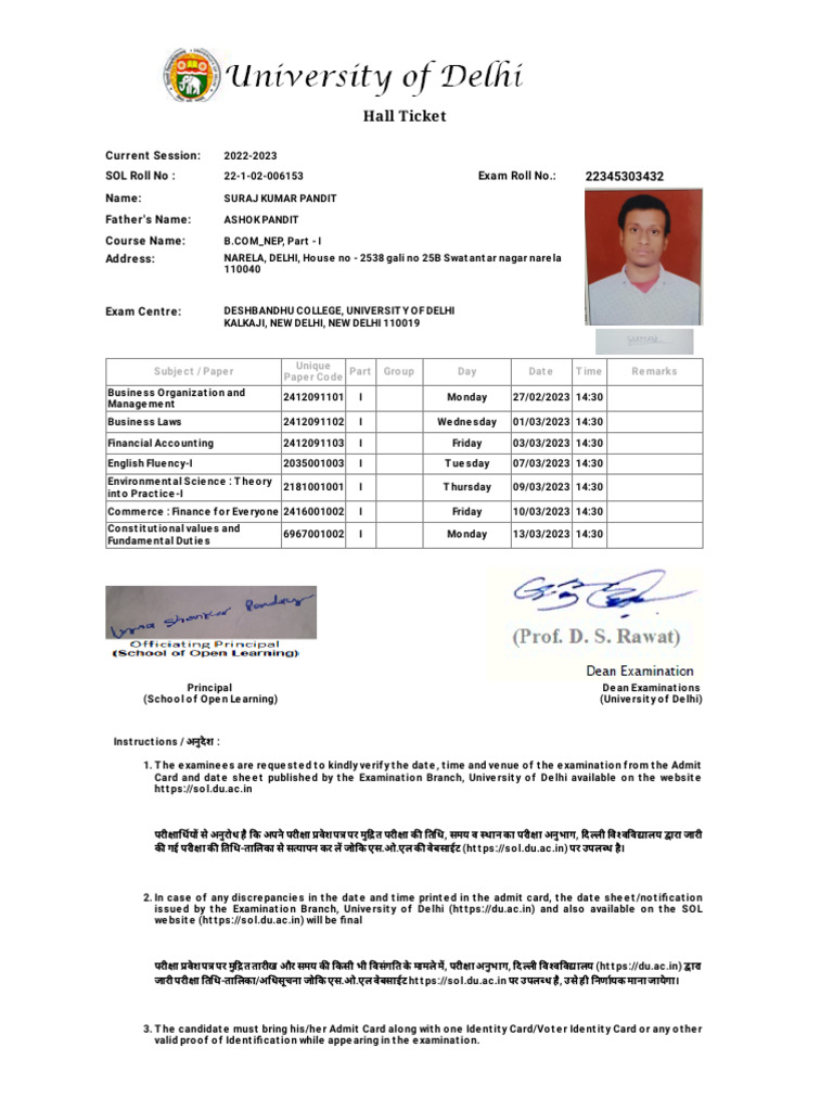 School of Open Learning _ Home __ SOL (1) | PDF