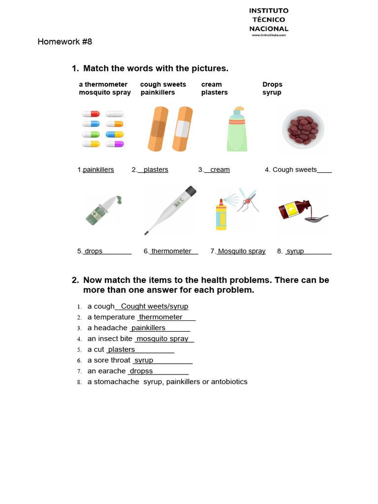 Homework 8 at The Doctor's Office | PDF | Medicine | Medical Specialties