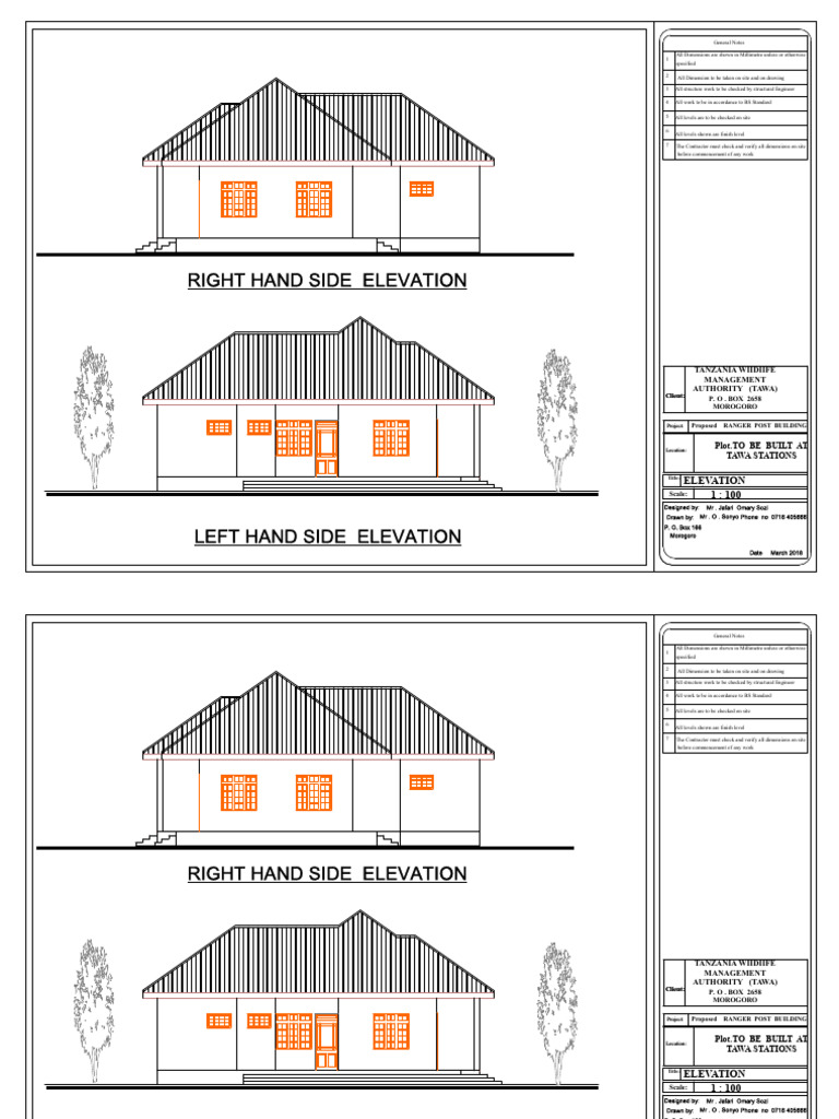 Proposed Ranger Post Building Elevations | PDF