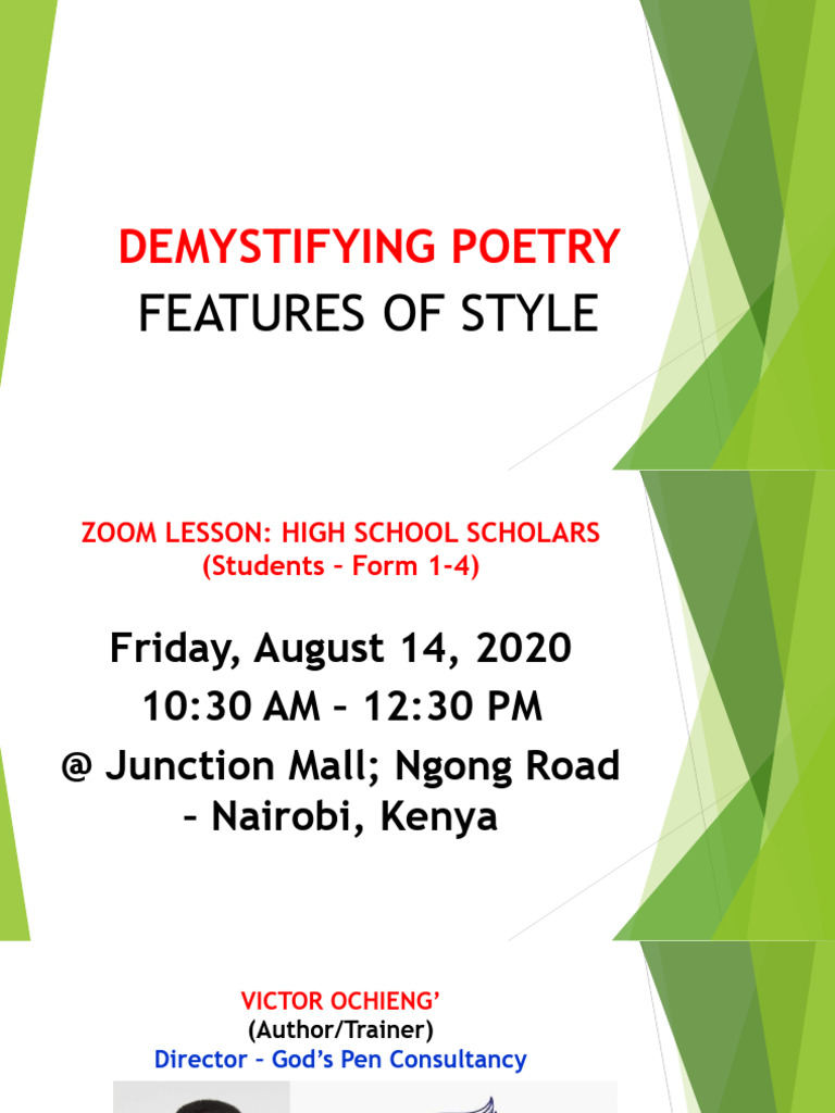 Understanding Poetry's Stylistic Features | PDF | Metaphor | Irony