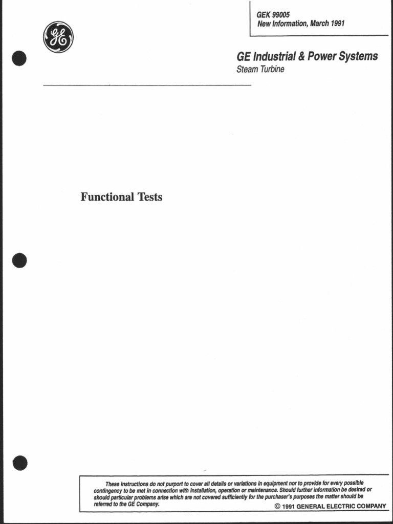 STG Functional Tests | PDF | Piston | Valve