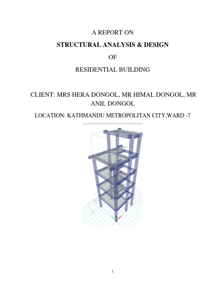 himal dangol structural report | Download Free PDF | Earthquake ...