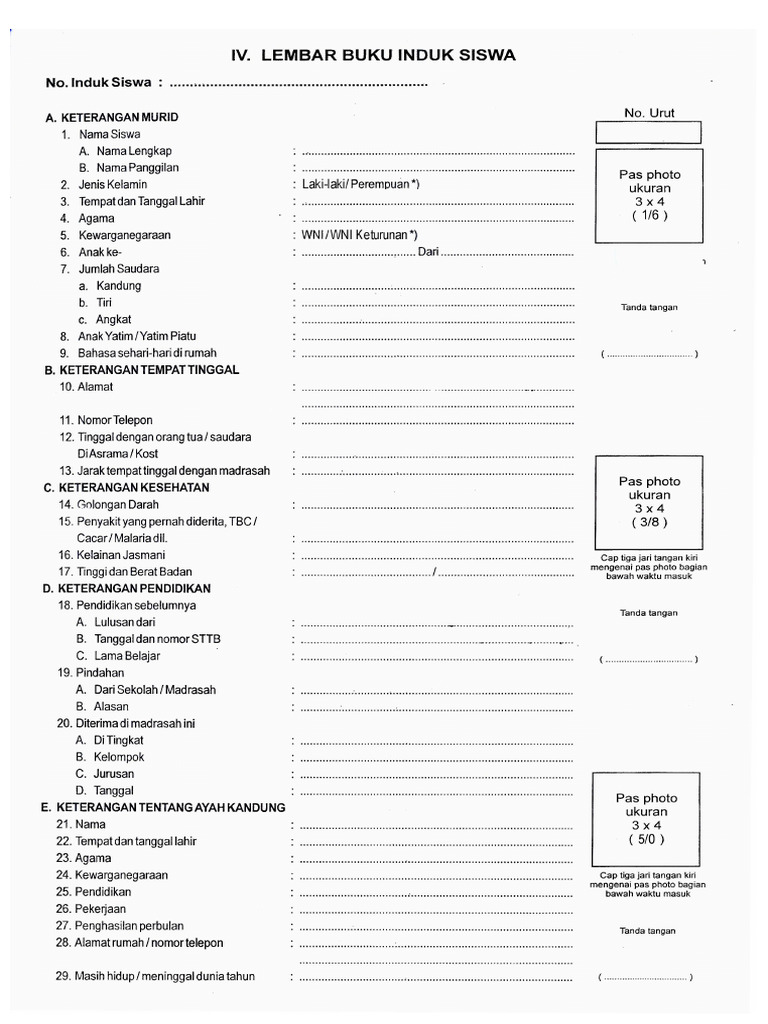 Data Nilai Siswa Pdf