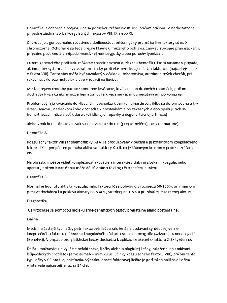 Hemofília | PDF