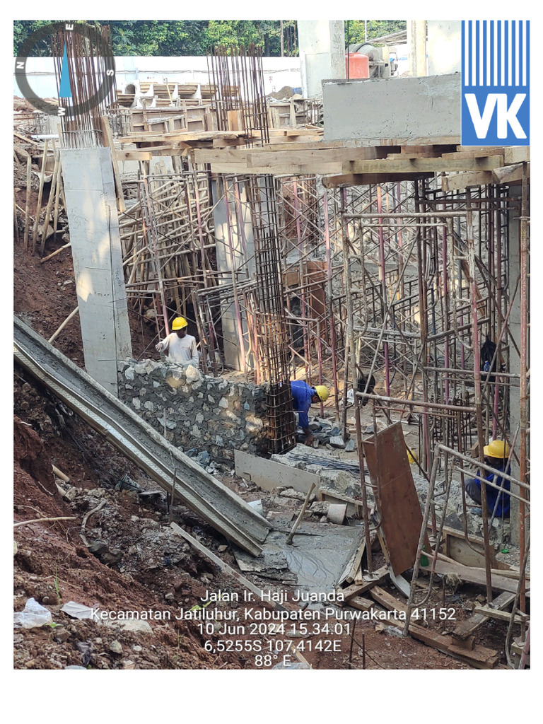 Pekerjaan Pemasangan Batu DPT-1 Raitaning Wall | PDF