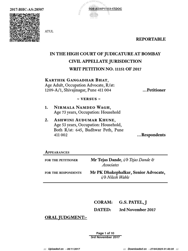 Judgement On Leading Secondary Evidence 1714966591 | PDF | Evidence ...