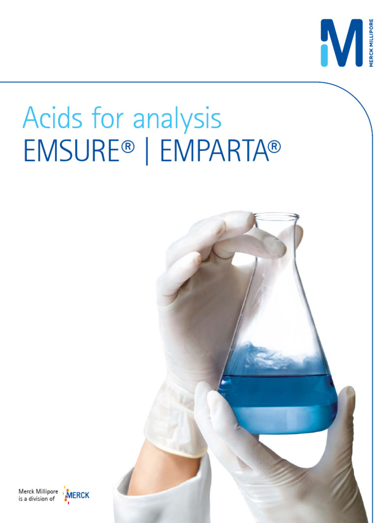 Merc130093 w281145 Acid Emsure Emparta MK | PDF | Hydrogen Peroxide | Acid