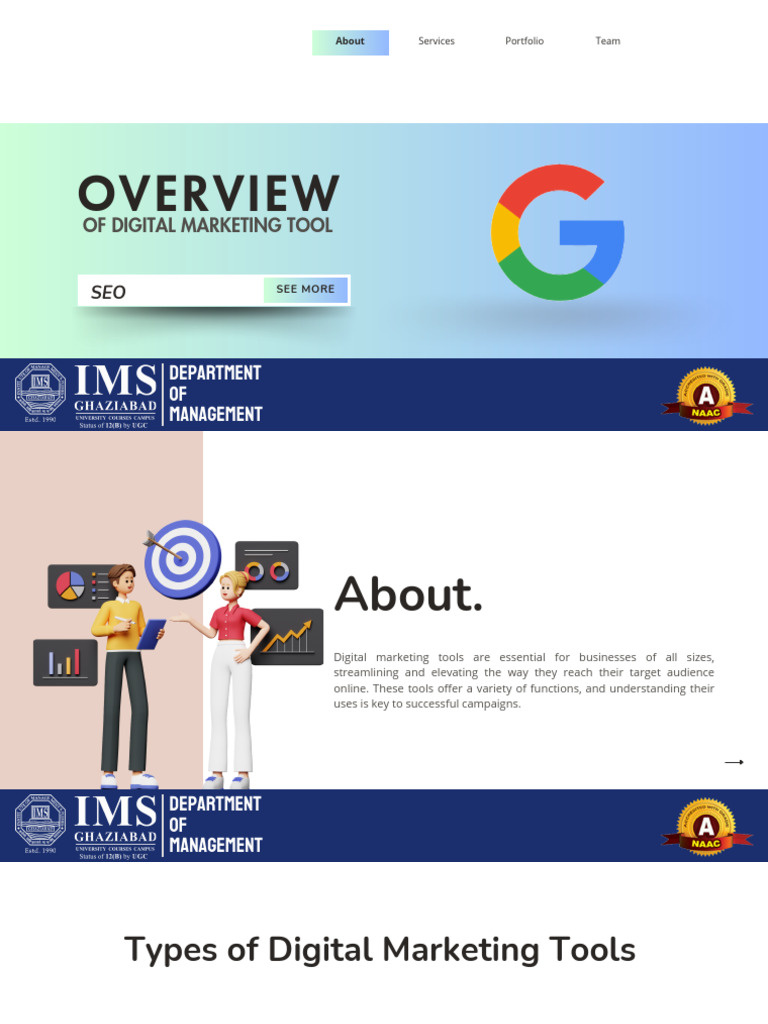 Part 3 Overview of Digital Marketing Tool | PDF | Search Engine ...