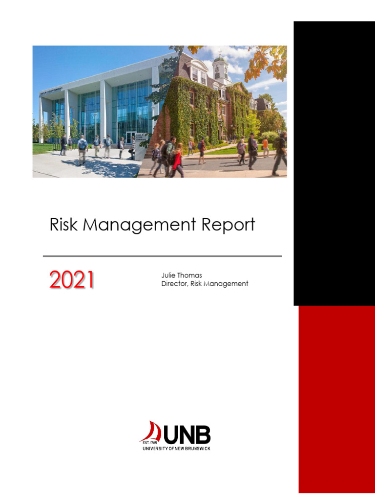 2021 Risk Management Report | PDF | Risk Management | Risk