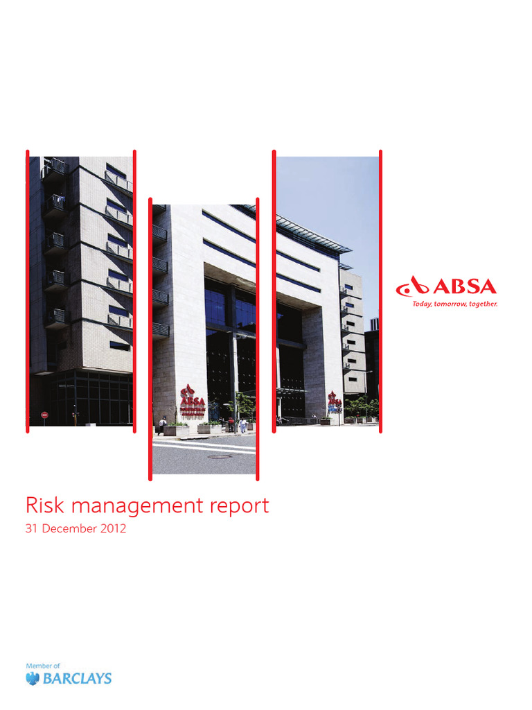 2012 Risk Management Report | PDF | Risk | Basel Iii