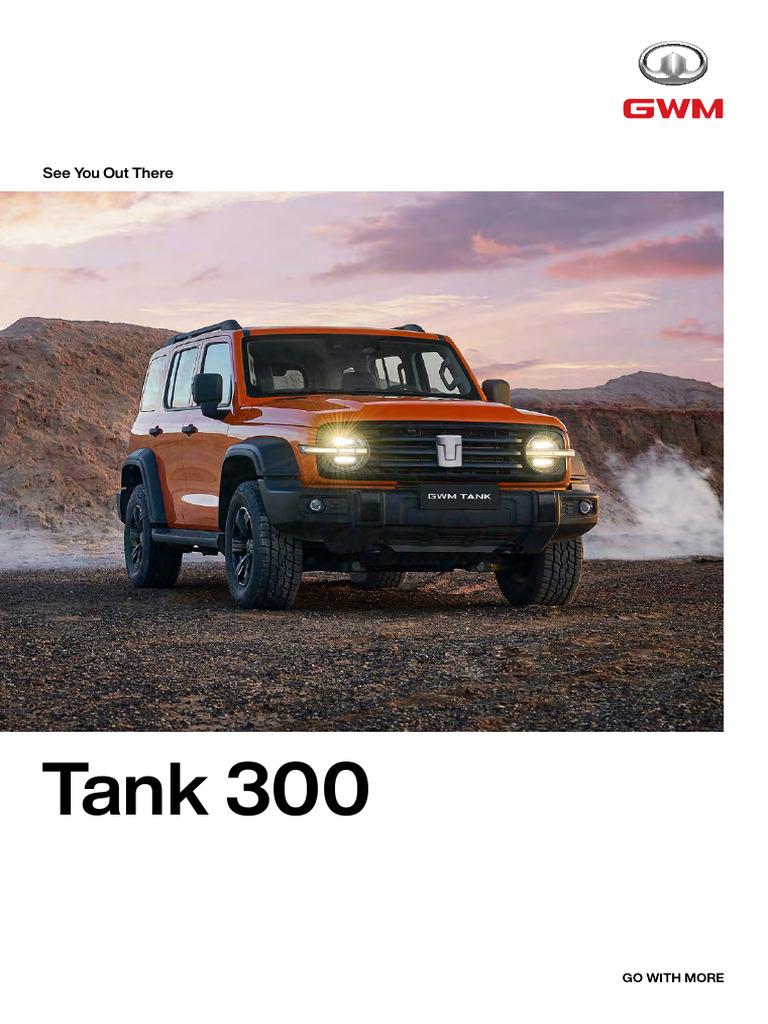 Dominelli GWM Tank 300 Brochure 95459000 | PDF | Headlamp | Seat Belt