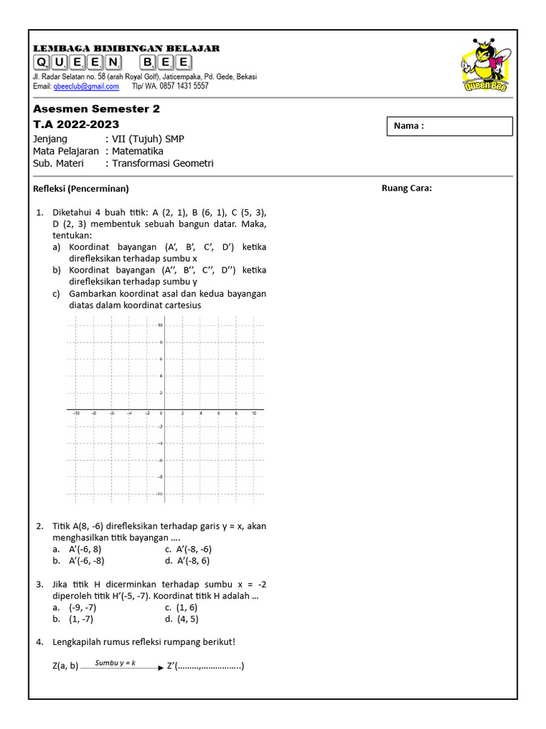 K7_Transformasi Geometri | PDF
