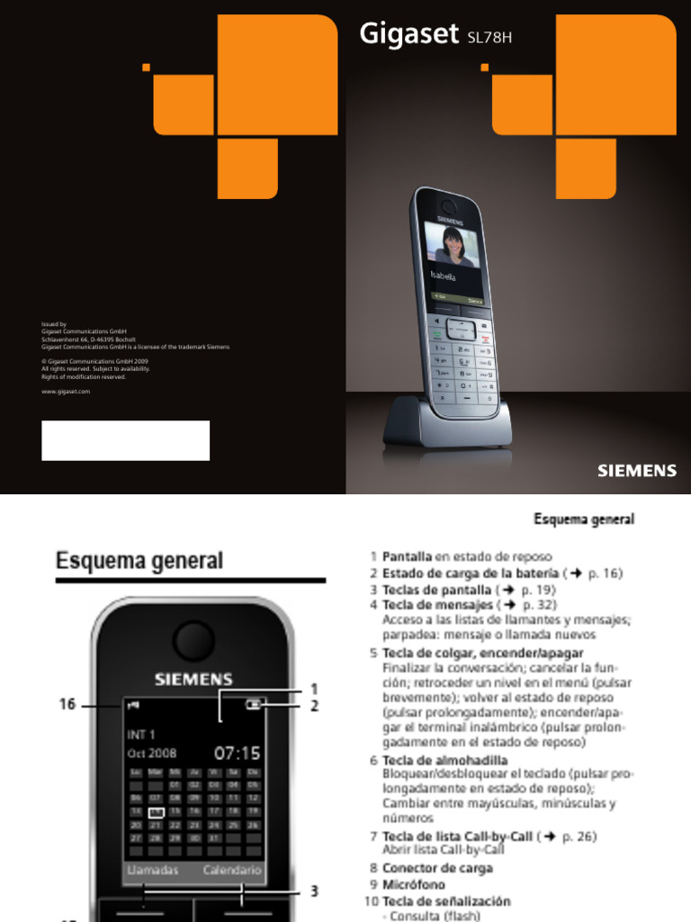 Gigaset SL78H | PDF | Terminal de computadora | USB