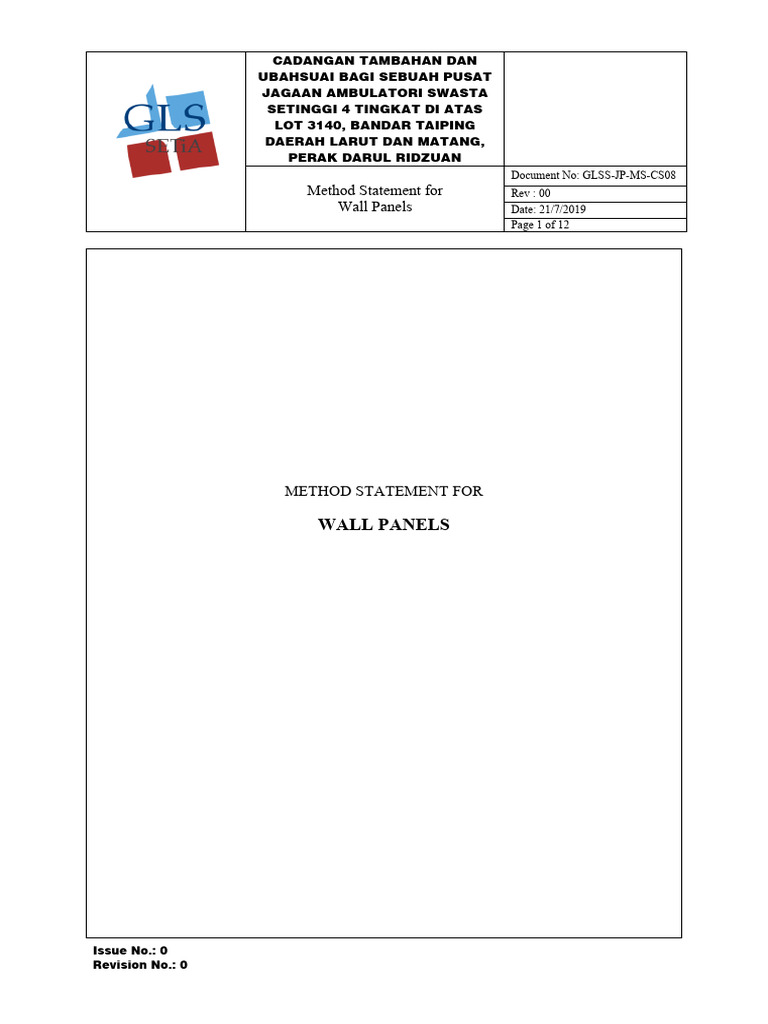 Wall Panel Installation Guide | PDF | Quality Assurance | Specification ...