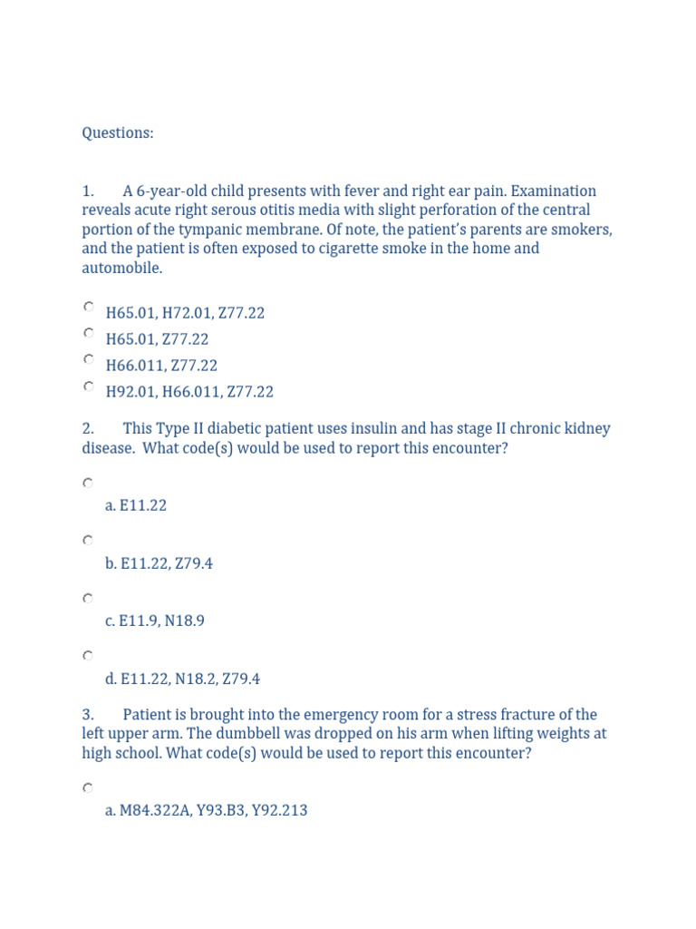 ICD 10 Mock | Download Free PDF | Pregnancy | Bracket