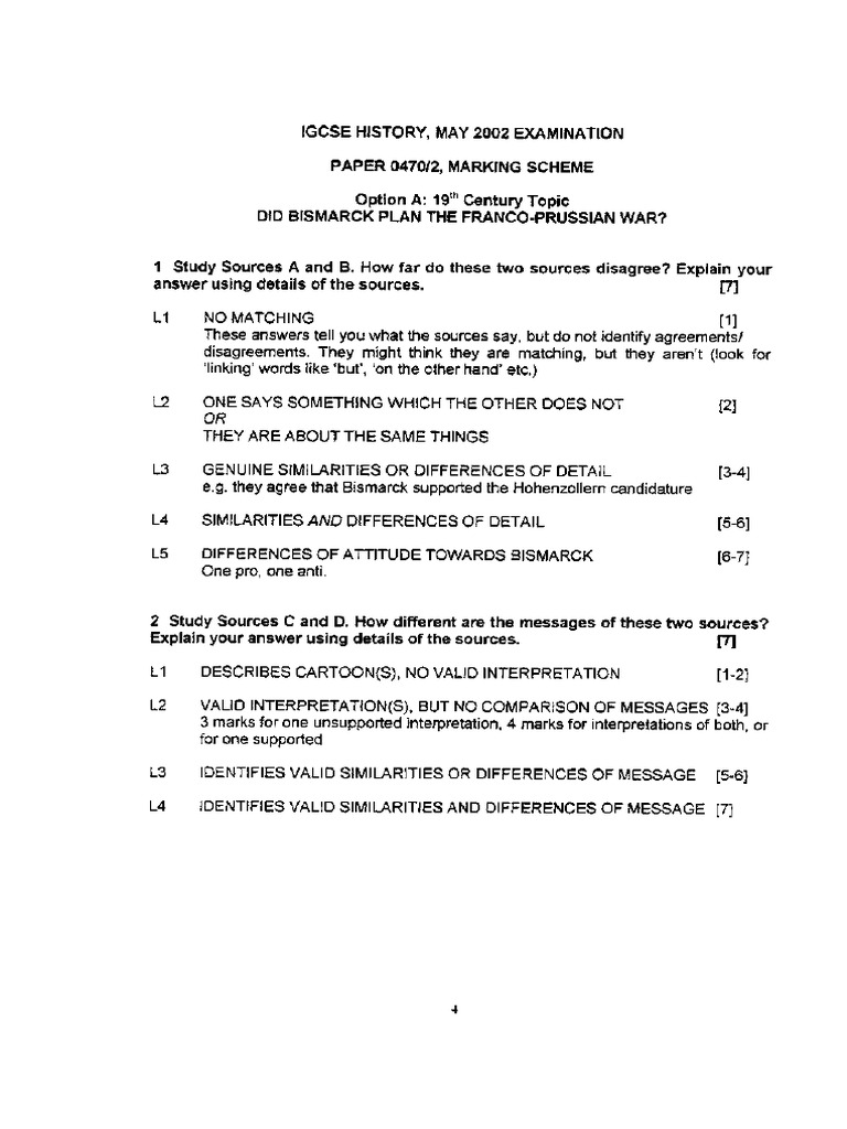 June 2002 MS - Paper 2 CIE History IGCSE | PDF