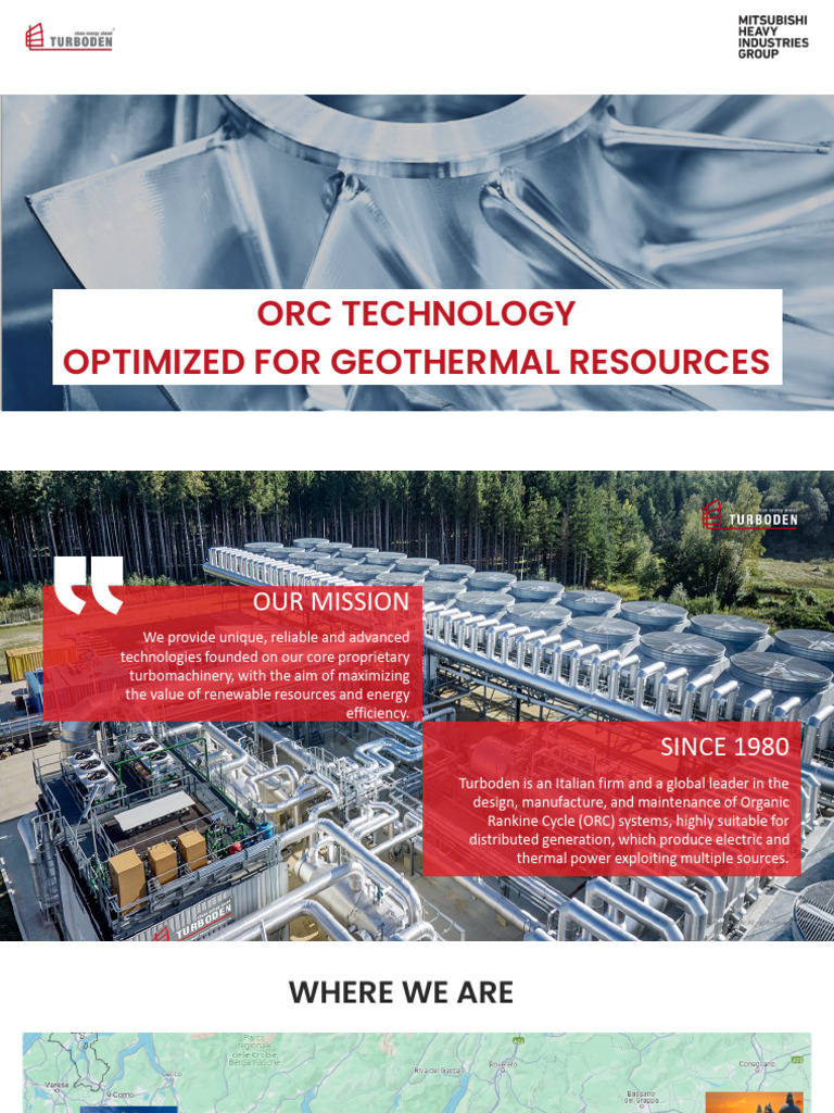 501 - 4 - Turboden S.P.A. - Optimization Drivers On ORC in High Entalpy Geothermal Sources | PDF ...