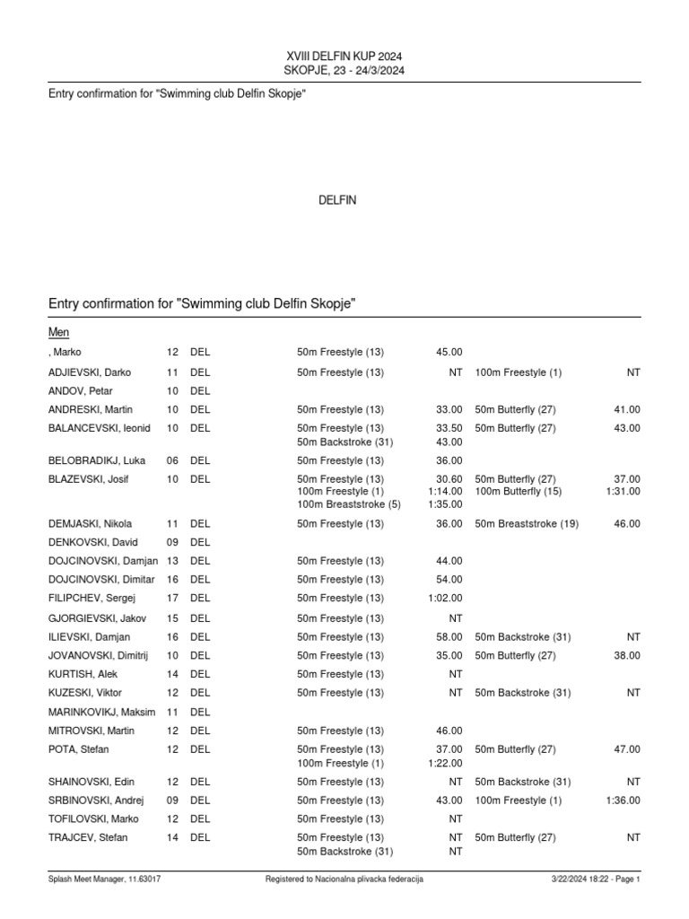 DELFIN (1) | PDF | Games Of Physical Skill | Outdoor Recreation Techniques