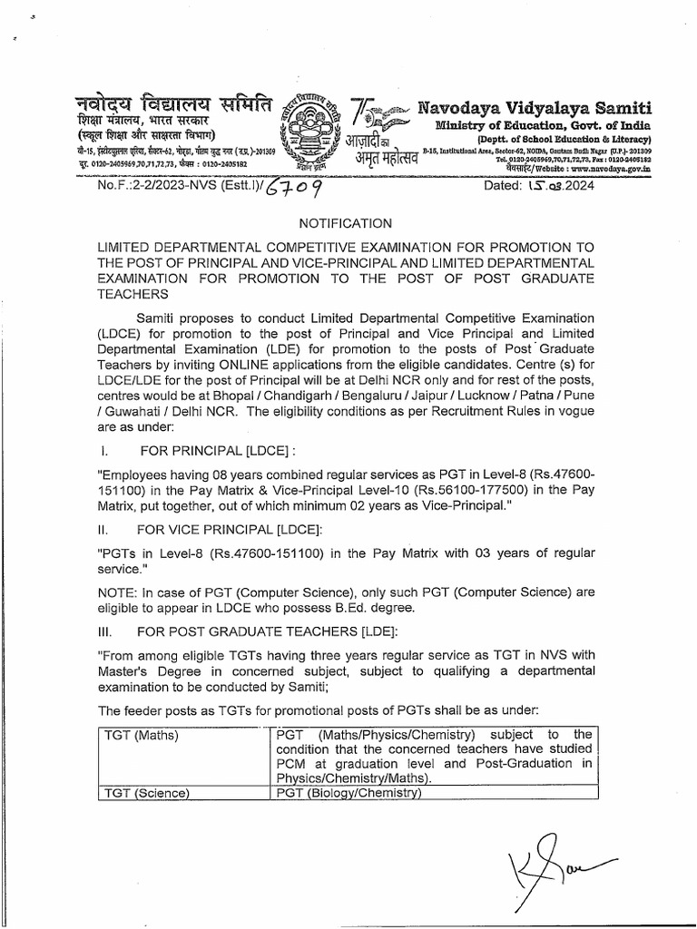 6709 Lde Notification Pdf Disability Pedagogy