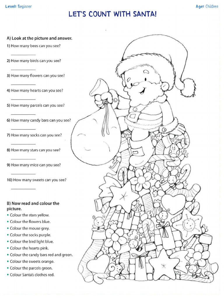 Let - S Count With Santa | PDF