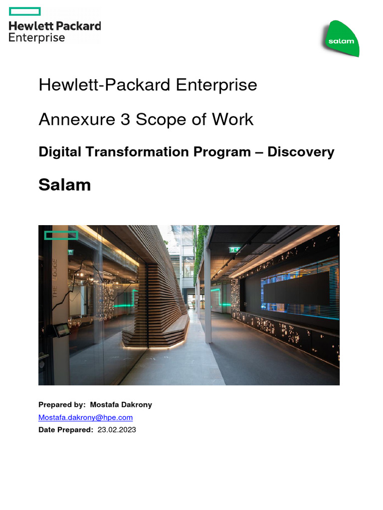 Annexure 3 Scope of Work | PDF | Cloud Computing | Automation