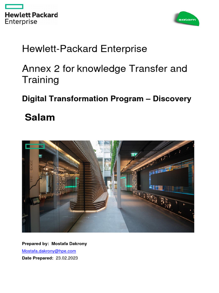 Annexure 2 For Knowledge Transfer and Training | PDF | Information ...