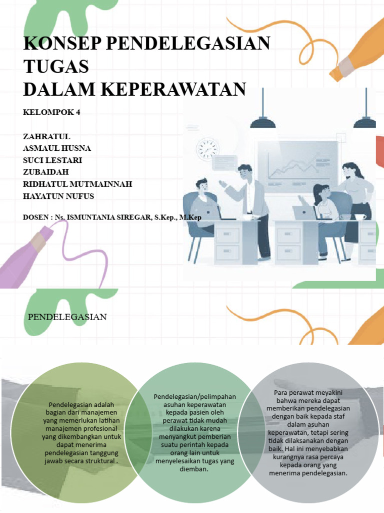 Konsep Pendelegasian Dalam Keperawatan - k.4 | PDF