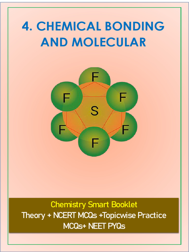 4.CHEMICAL BONDING AND MOLECULAR STRUCTURE-f | PDF | Chemical Bond ...