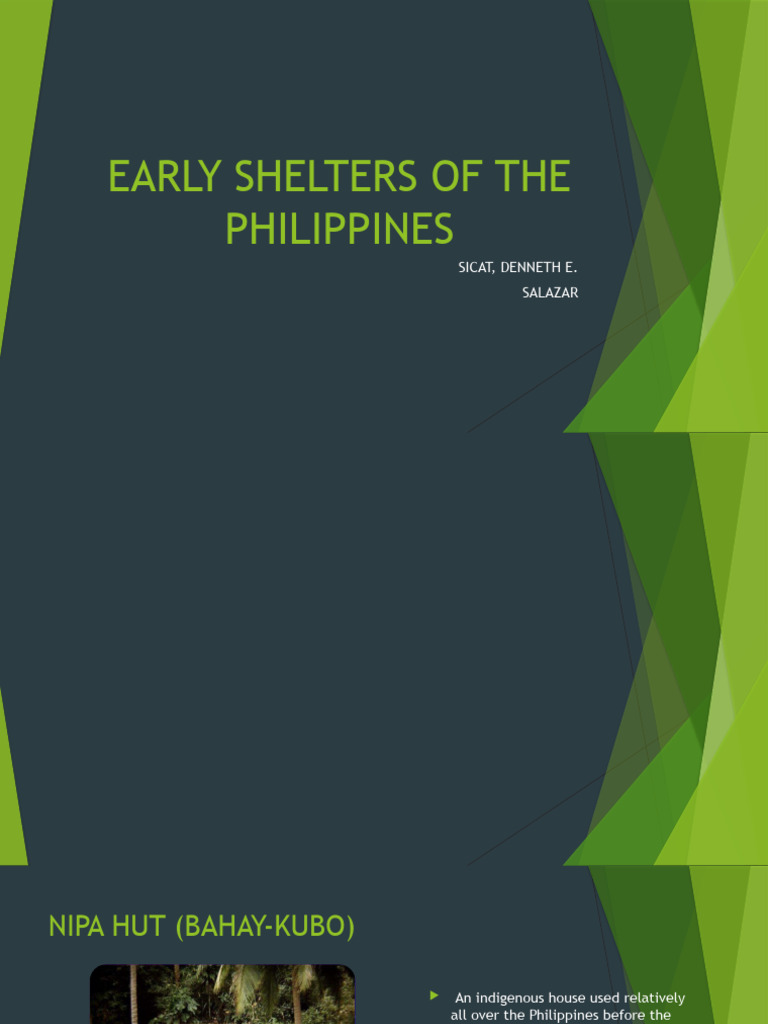 Early Shelters of The Philippines | PDF