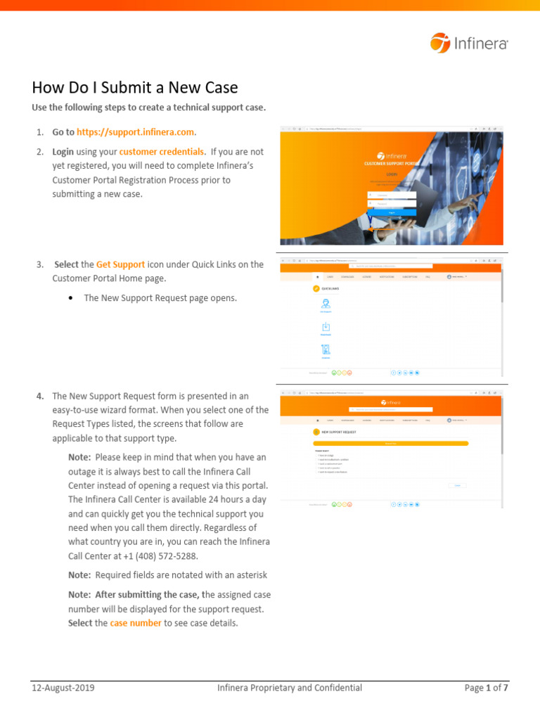 How Do I Submit A New Case in The Portal | PDF | Cyberspace | Software