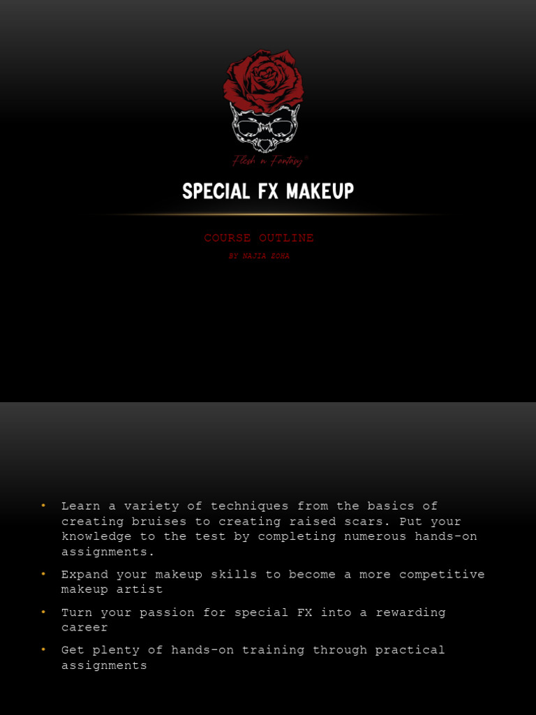 Special FX Makeup Course Outline | PDF