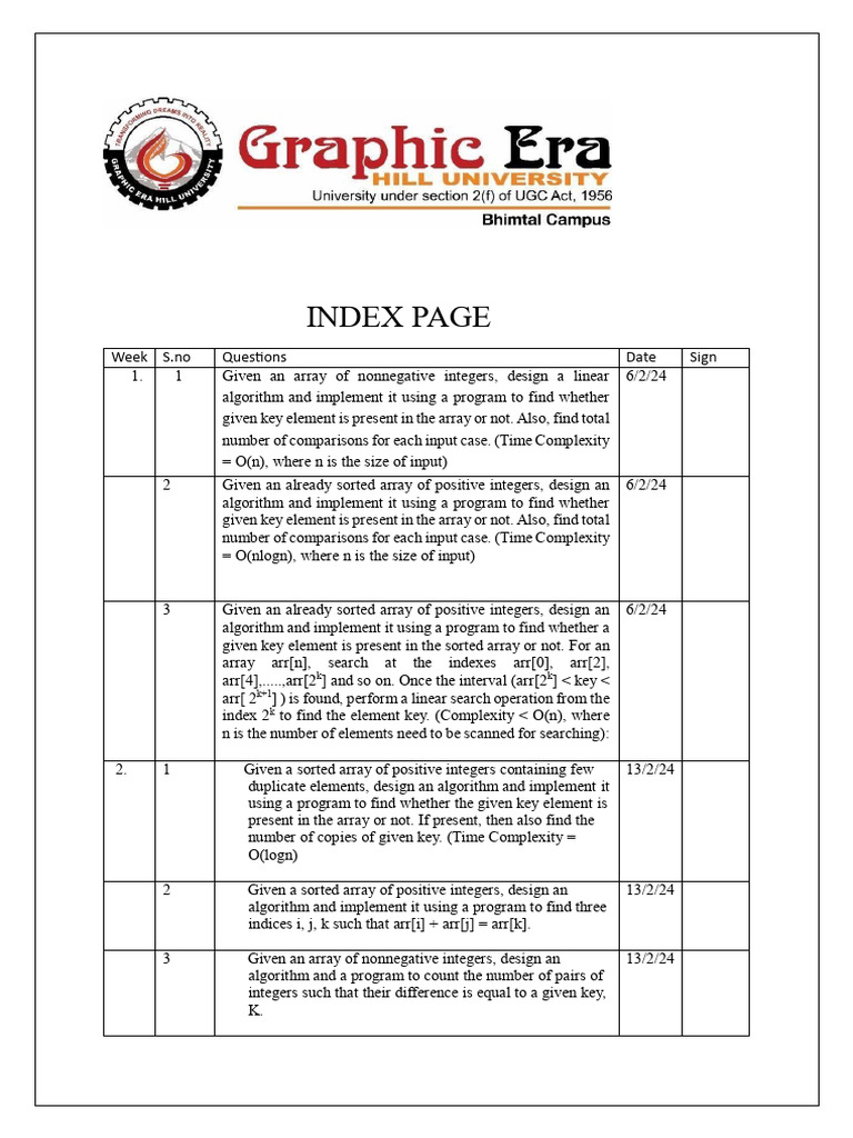 Index | PDF | Time Complexity | Computational Science