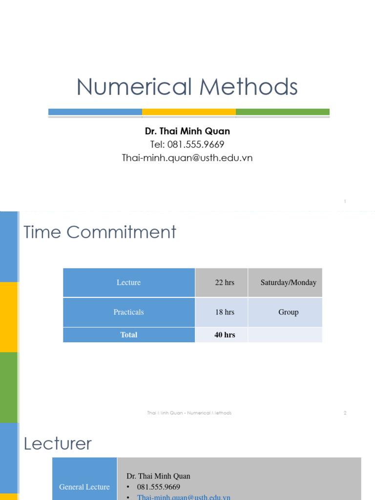 Numerical Method Introduction | PDF | Numerical Analysis | Matrix ...