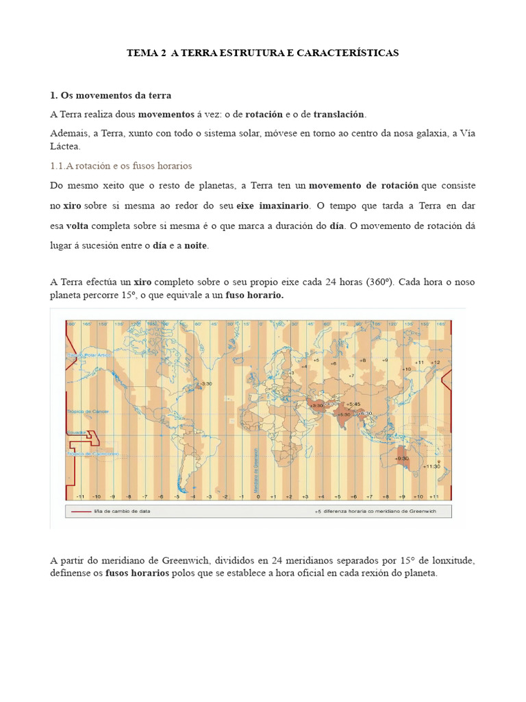 Tema 2 A Terra Representación | PDF